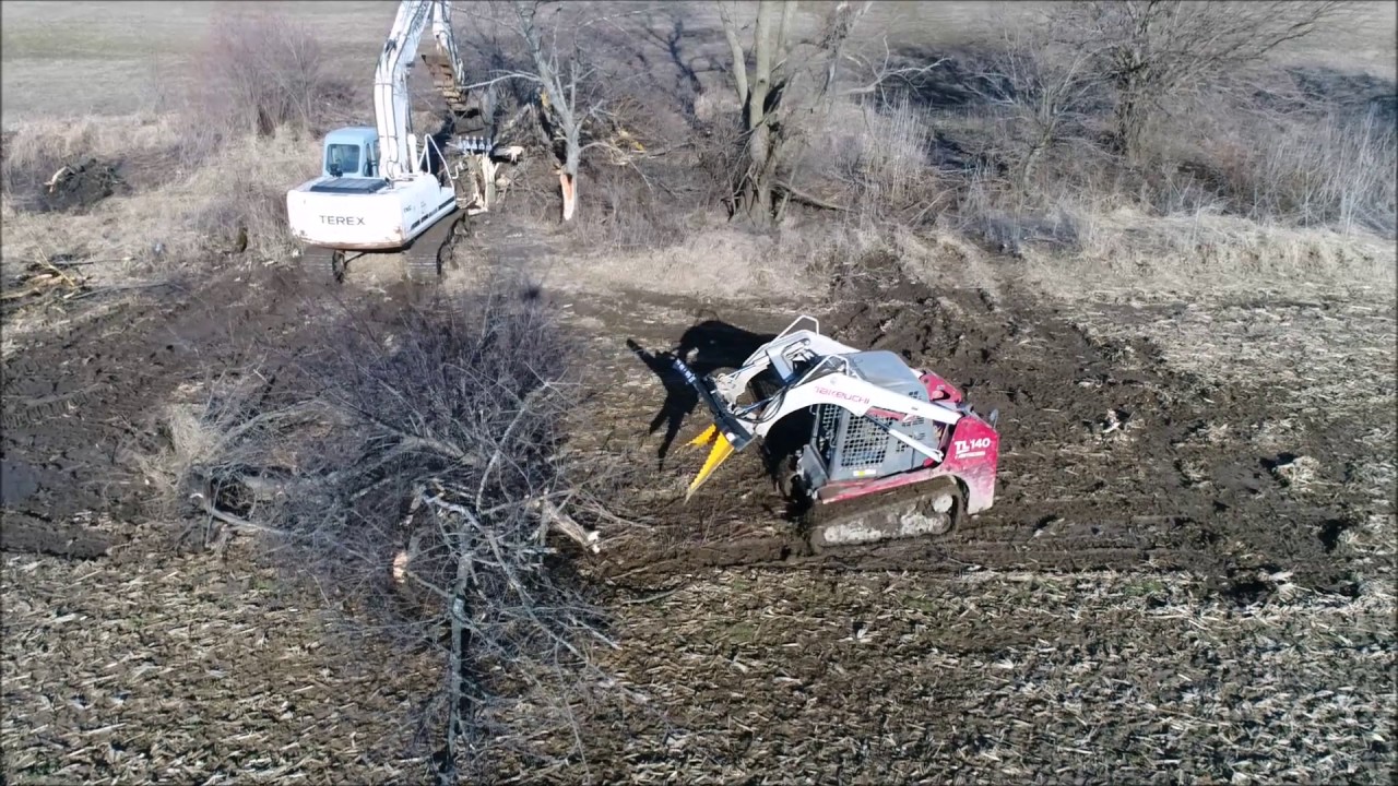 Danuser Intimidator Clearing Trees and Brush - YouTube