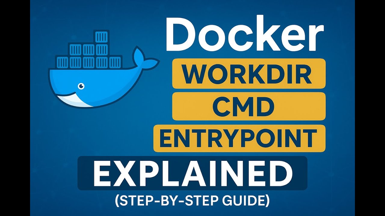 Docker WORKDIR vs CMD vs ENTRYPOINT Explained (Step-by-Step Guide) - YouTube
