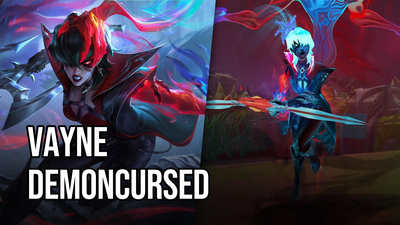 Demoncursed Vayne Skin | League of Legends - YouTube