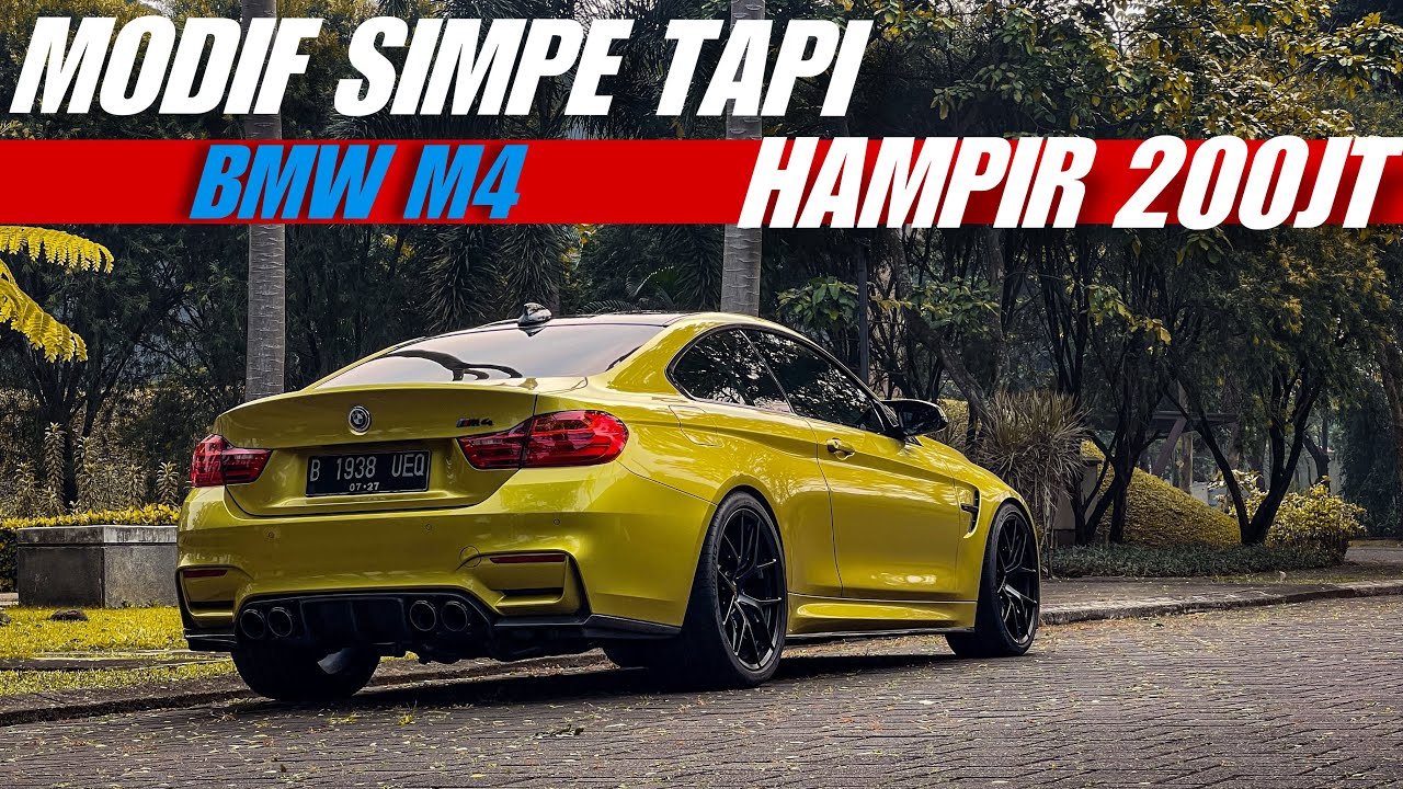 REVIEW BMW M4 F82 2014 MODIF SIMPLE TAPI MAHAL !!!! - YouTube