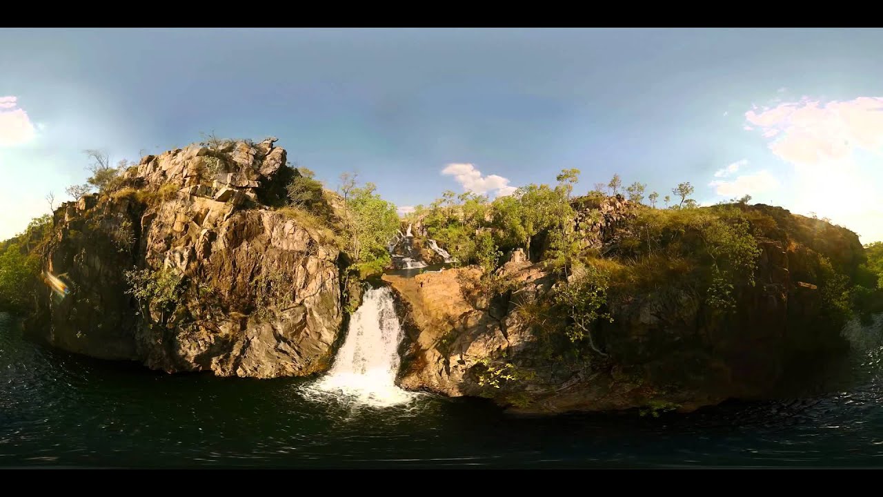 Biddlecombe Cascade in 360° | Katherine, Northern Territory, Australia ...