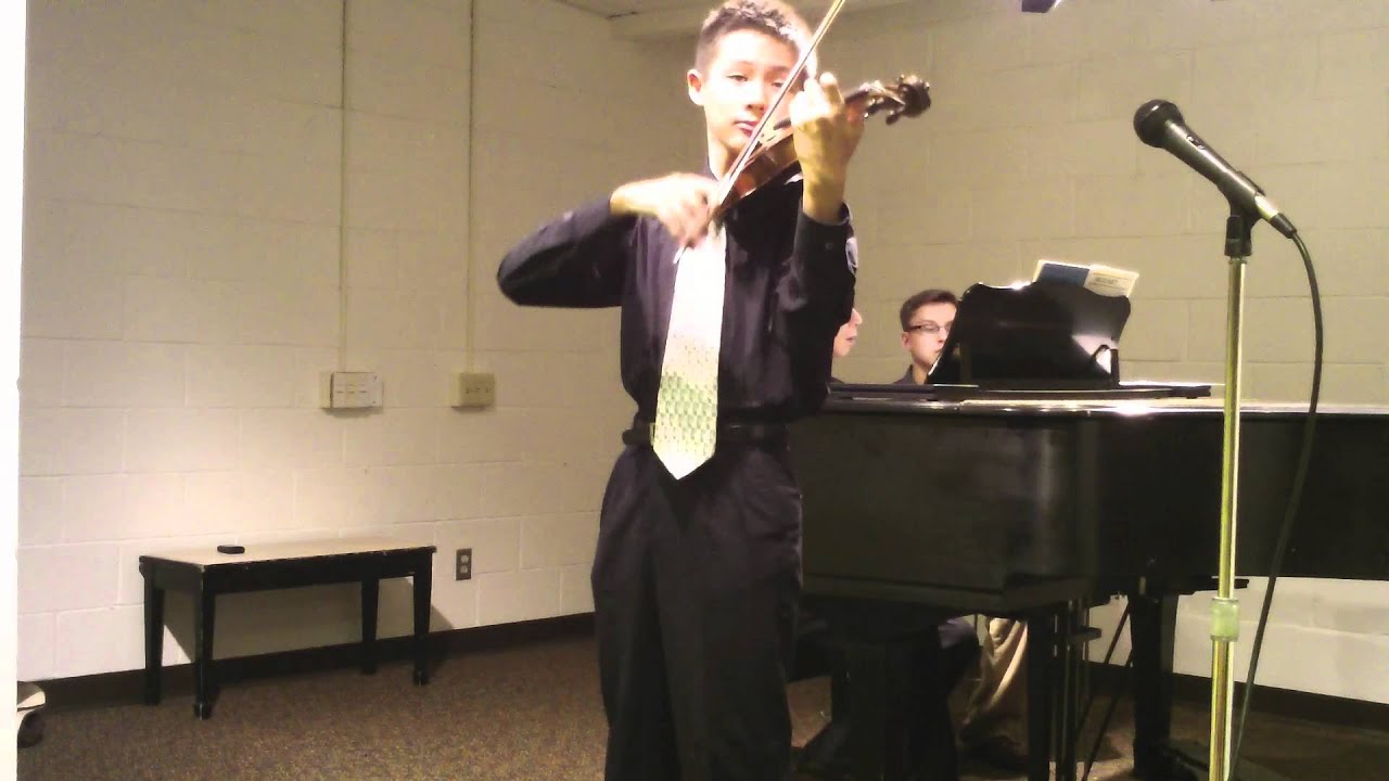Mozart Violin Concerto no. 5 in A Major - James Lin - YouTube