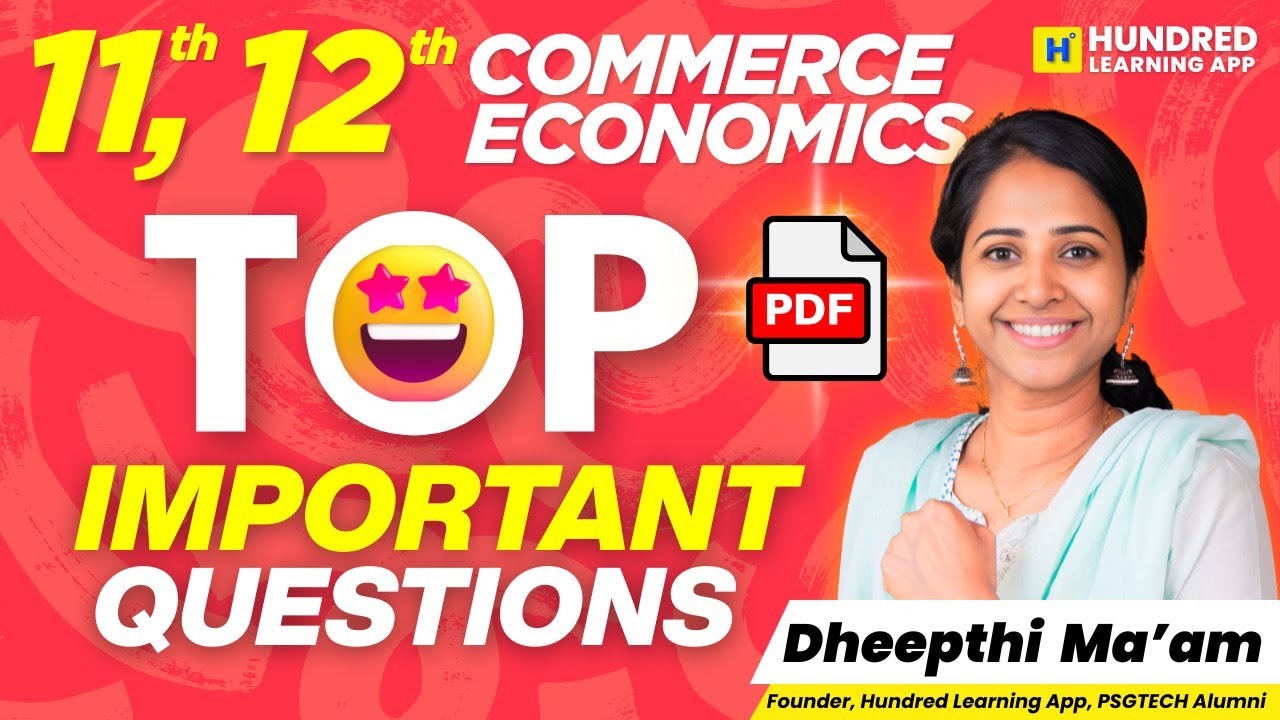 11th commerce 11th economics & 12th Commerce 12th economics important ...