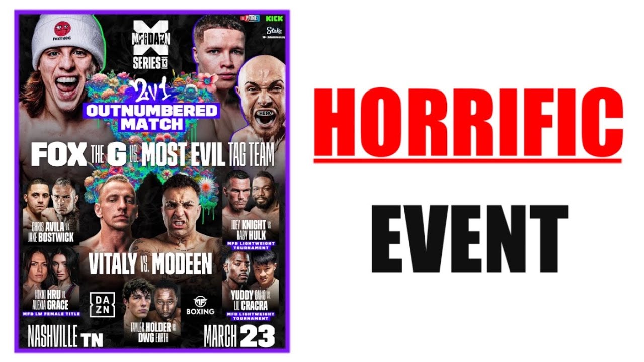 The Misfits 13 Boxing Event Was HORRIFIC - YouTube
