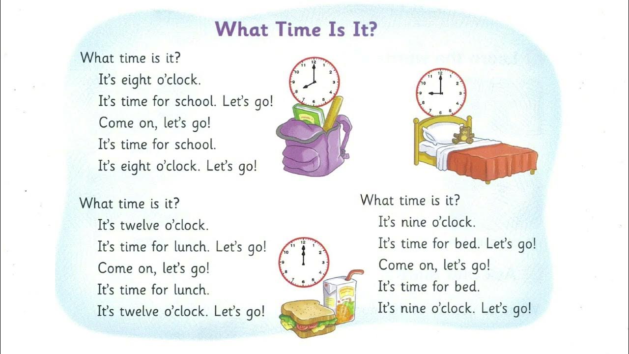 Let's Go 2 (CD 2.40) - What Time Is It? - YouTube
