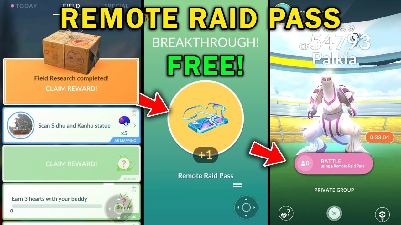 How To Get Free Remote Raid Pass Every Week in Pokemon GO | Pokemon Go ...