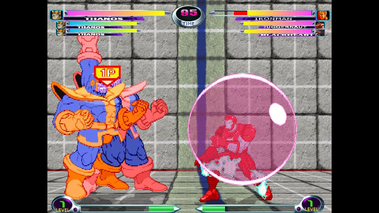 Mvc2 Remake Live Thanos Programming Bubble Infinite?? - YouTube