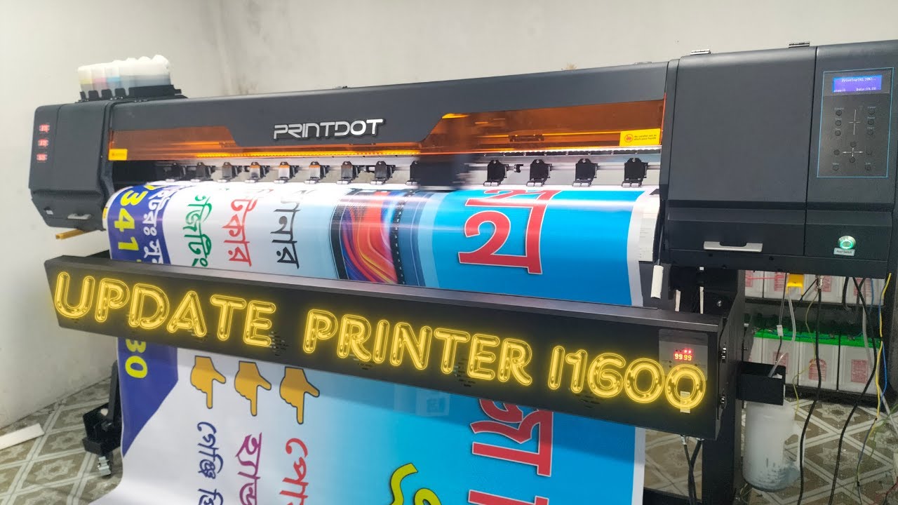 PRINTDOT||i1600 printer machine||Model:EP1901-D(i1600)||PVC Machine ...