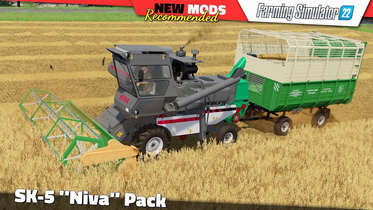 FS22 | SK-5 "Niva" Pack - Farming Simulator 22 New Mods Review 2K60 ...