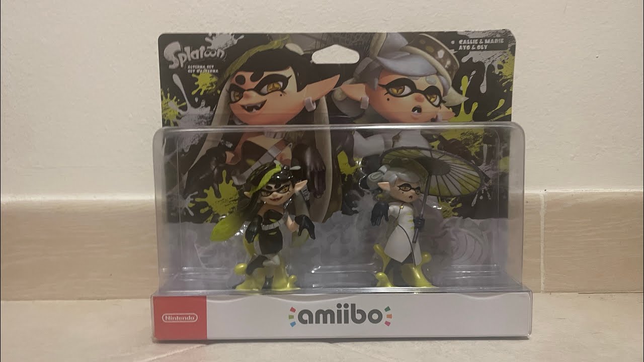 Splatoon Callie & Marie (Alterna Set) Amiibo Unboxing! - YouTube