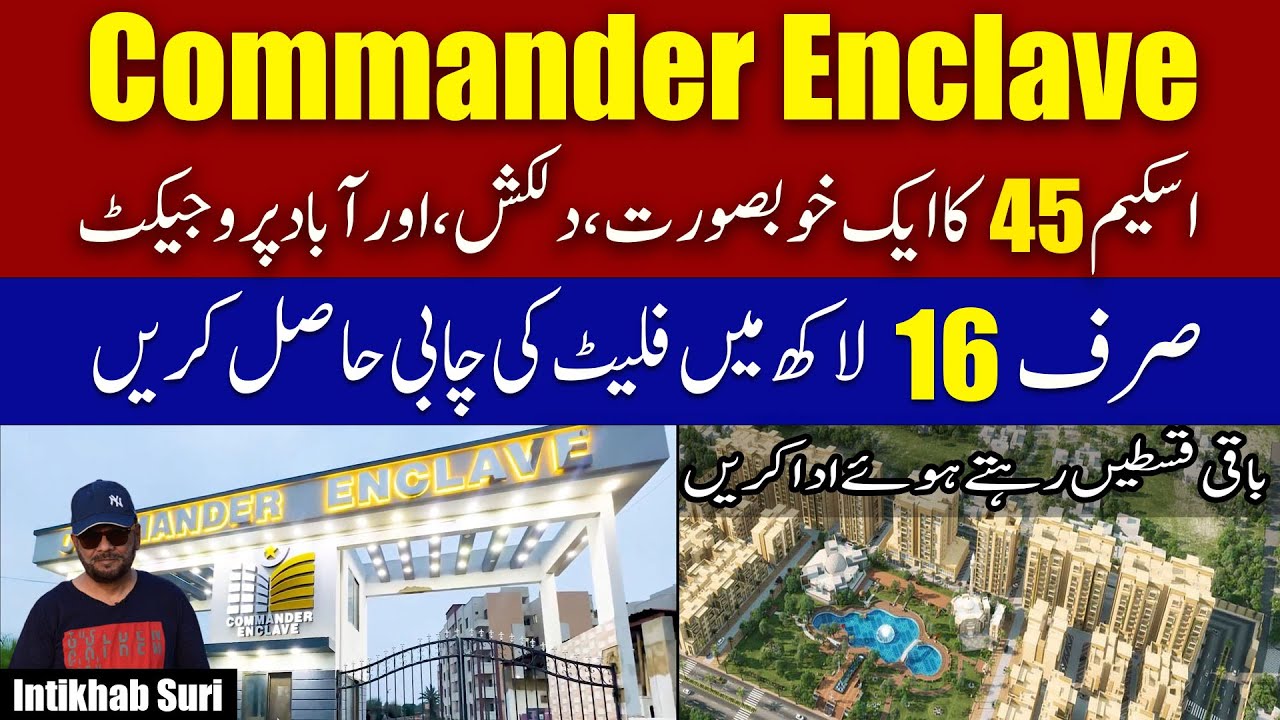 A Wonderful Project | Commander Enclave | Near Baqai University ...