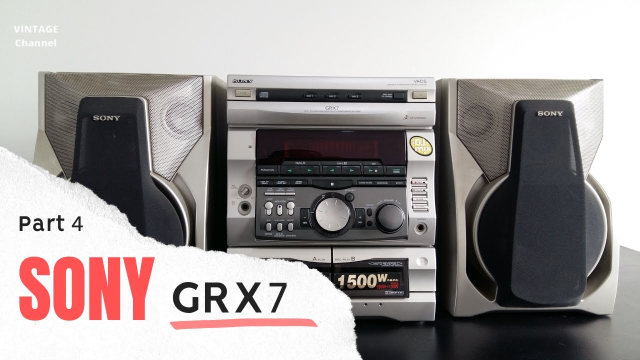 Sony GRX7 Restauração Reparo Manutenção Parte 4 - YouTube