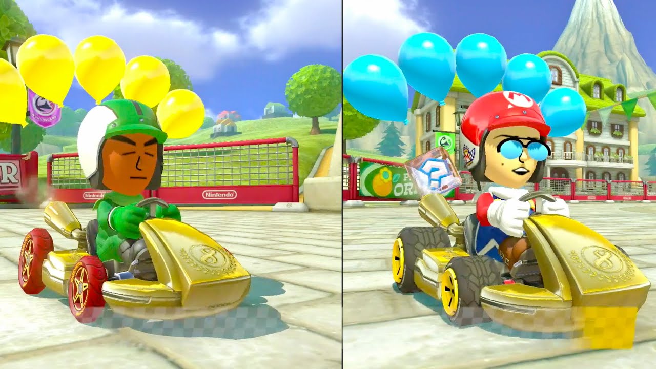 Mario Kart 8 Deluxe – Balloon Battle 2 Players Gameplay (Amibo) - YouTube