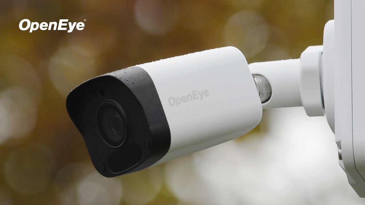 OpenEye OE-C7044-WR 4MP Mini Bullet IP Camera - YouTube
