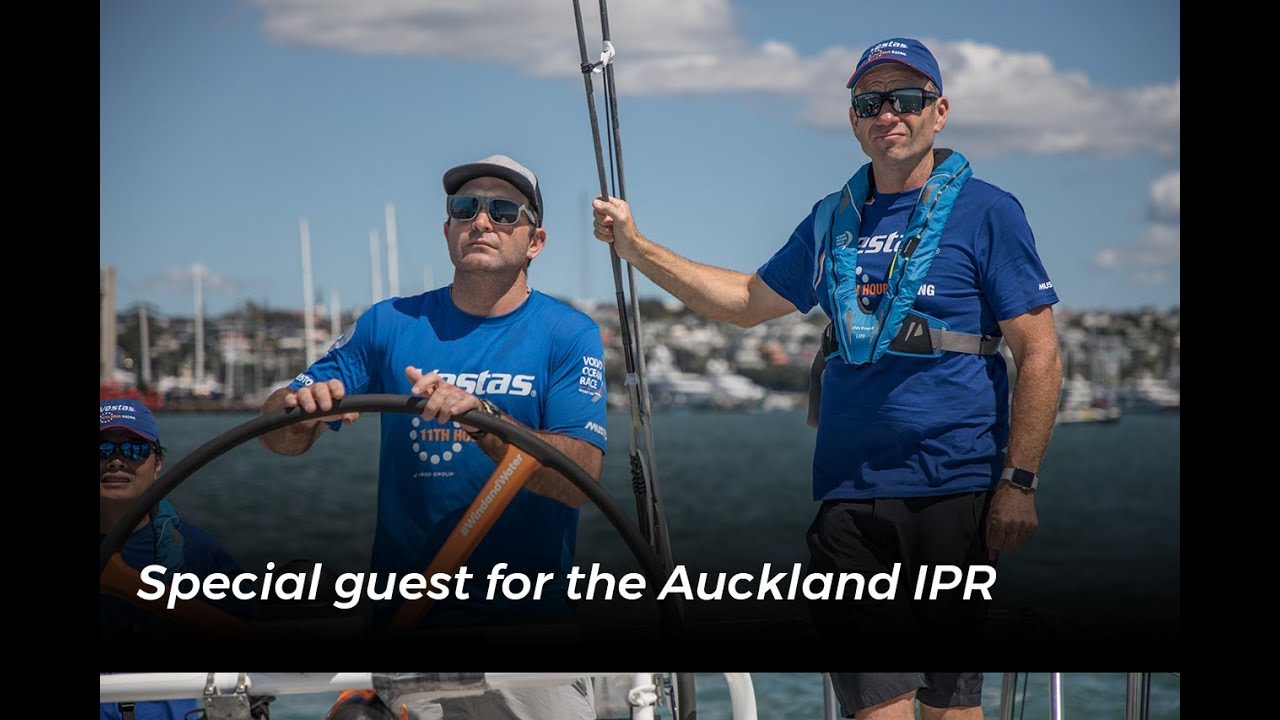 Volvo legend Mike Sanderson onboard for In-Port - YouTube