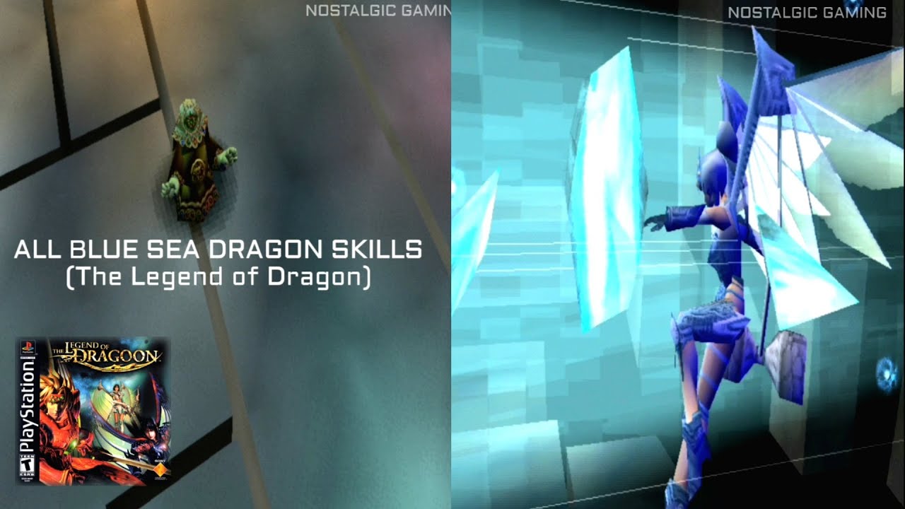 All Blue Sea Dragon Skills Meru - The Legend of Dragoon - jrpg game ...