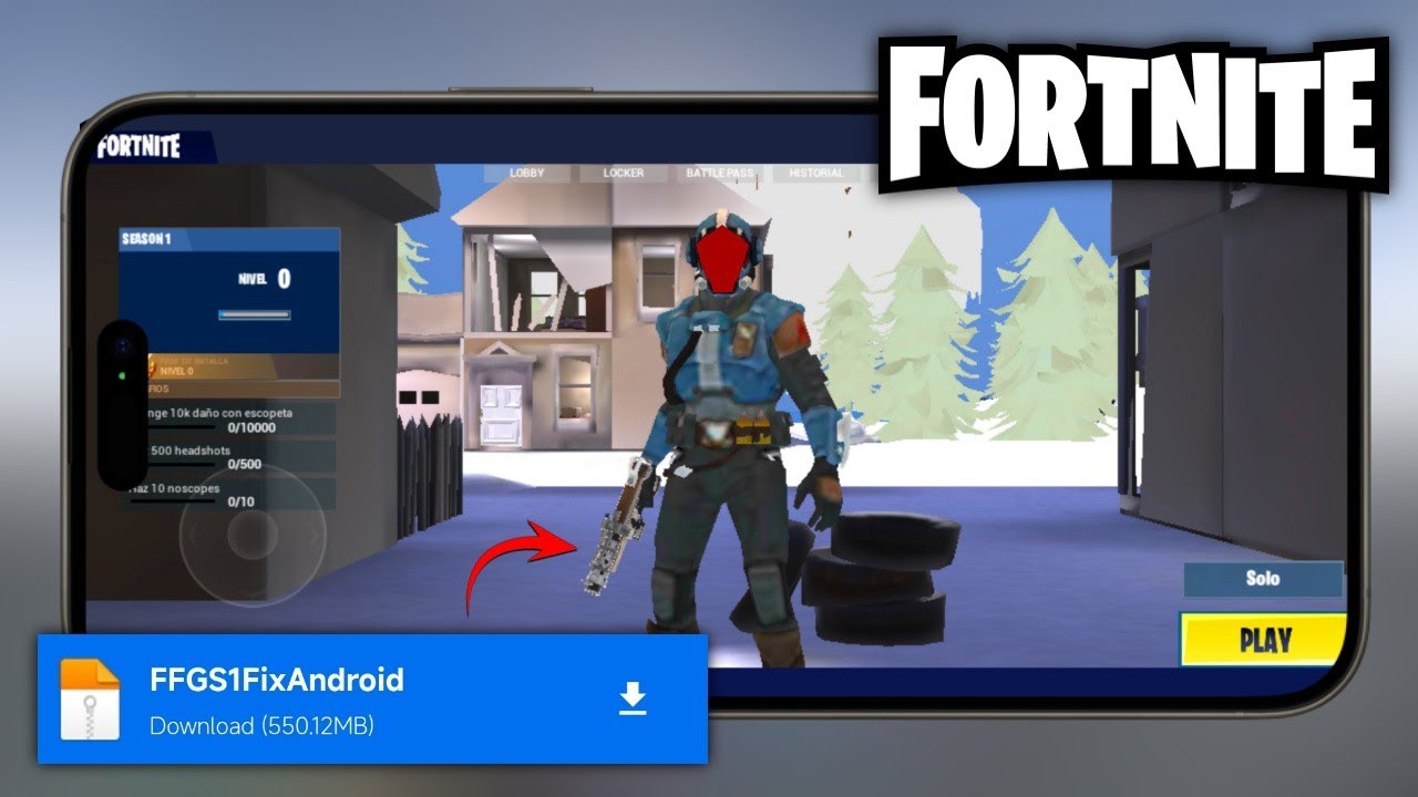 Fortnite Lite Mobile Fan Game | Fortnite Fan Made Android Gameplay ...
