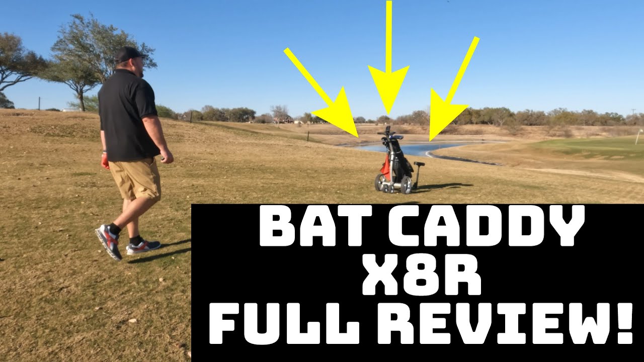 Bat Caddy X8R Electric Golf Caddy Full Review - YouTube