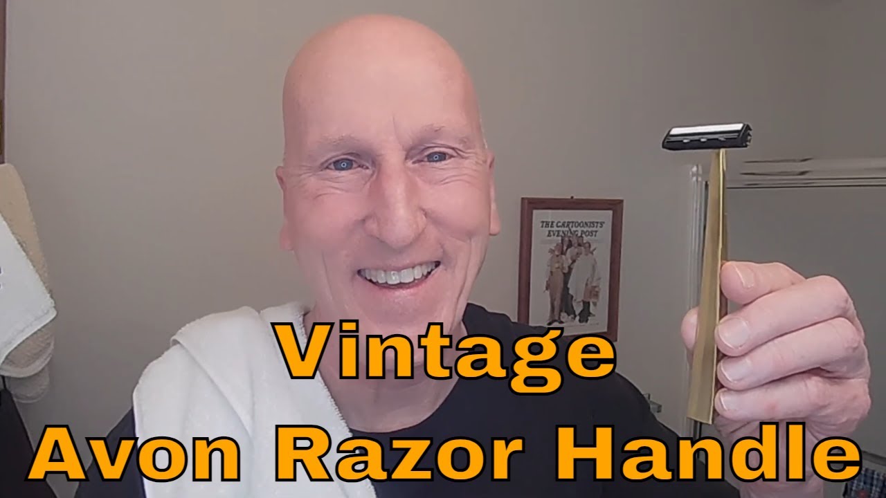 Vintage Avon Trac II Brass Razor Handle - YouTube