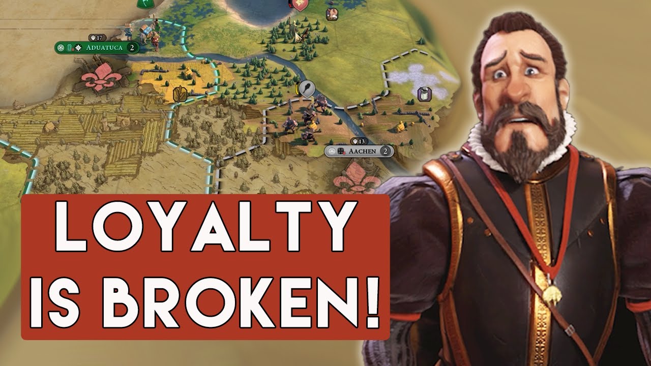 LOYALTY is PERFECTLY BALANCED in a Cramped Europe Map! || Civilization ...