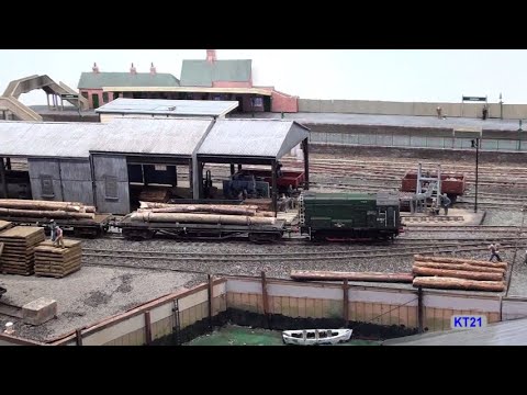 Redbridge Wharf Model Railway Layout - YouTube