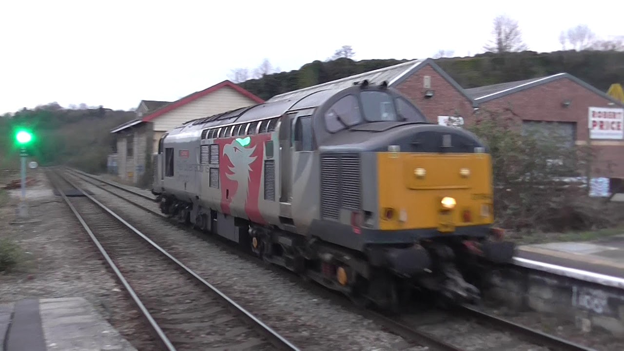 ROG Class 37 no: 37884 @ Chepstow {065Q} 05/03/2021. - YouTube