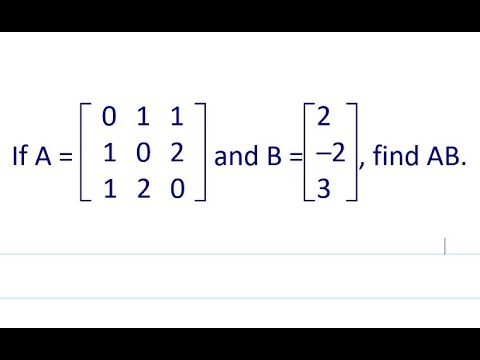 Matrix Multiplication - YouTube