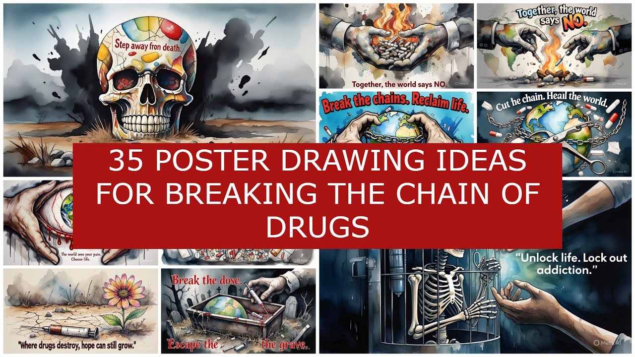 Break the Chain of Addiction Poster| International Day Against Drug ...