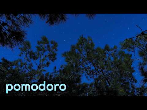 Gece Ders Çalışma Müziği 🌙 | 4x50 Pomodoro | Derin Odaklanma | Alfa Dalgaları (8-12 Hz)