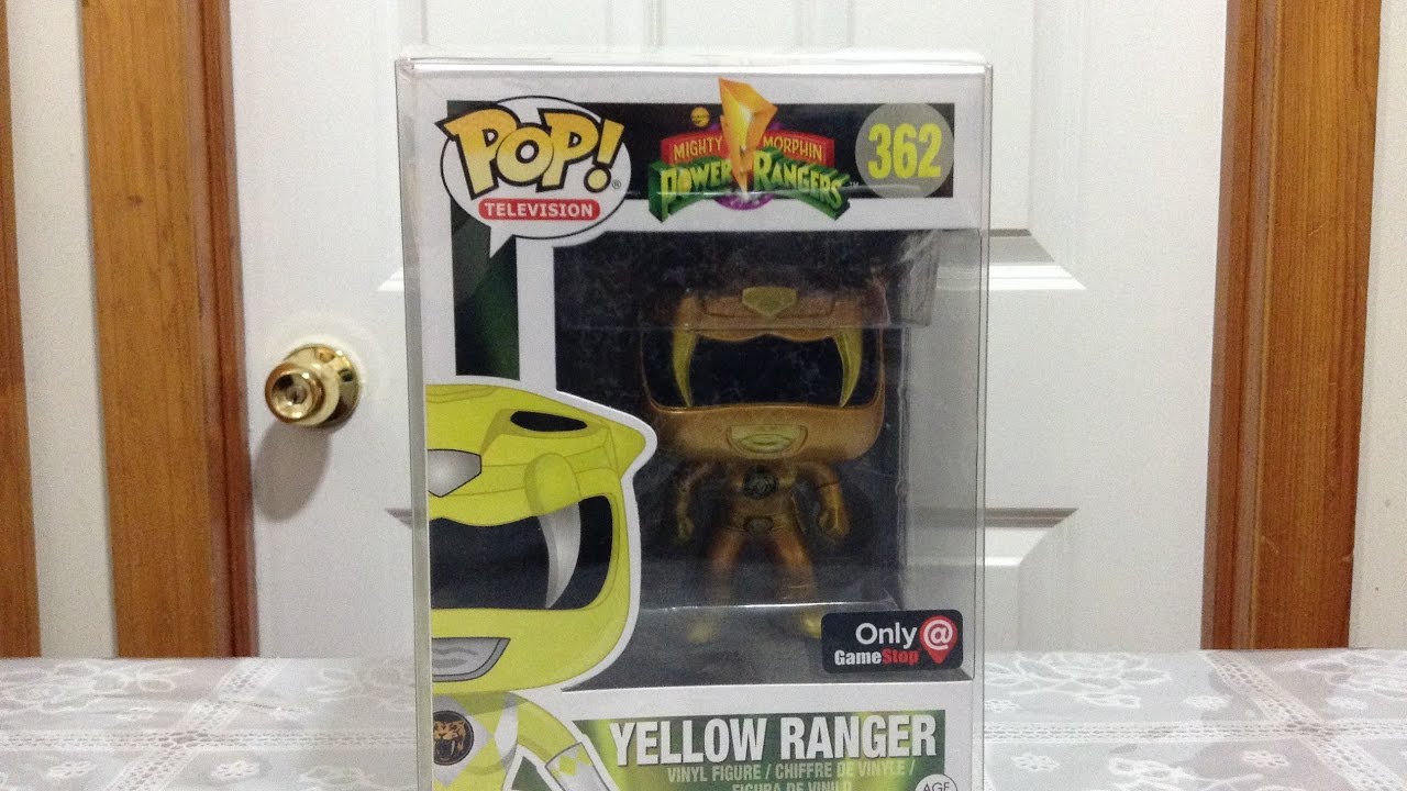 Gold Yellow Ranger Funko Pop (GameStop Exclusive) - YouTube