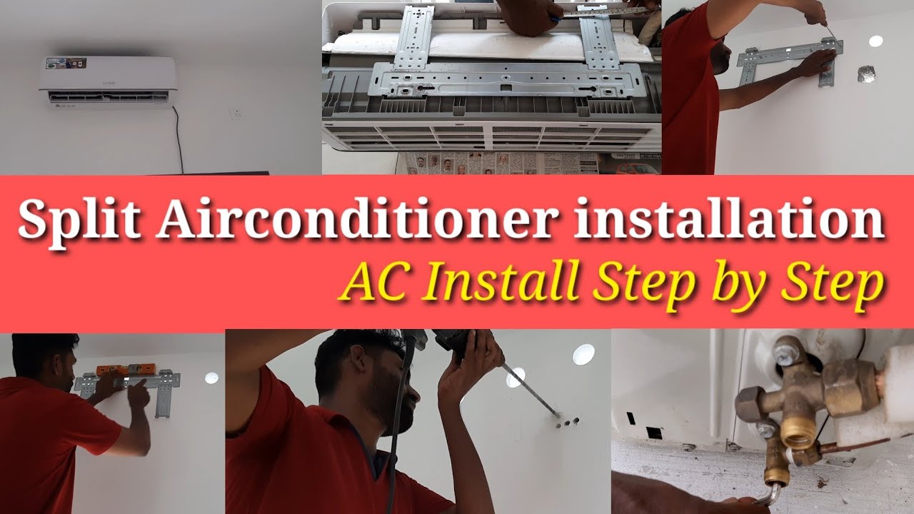 How to install a Ductless Mini-Split Airconditioner|Split ...