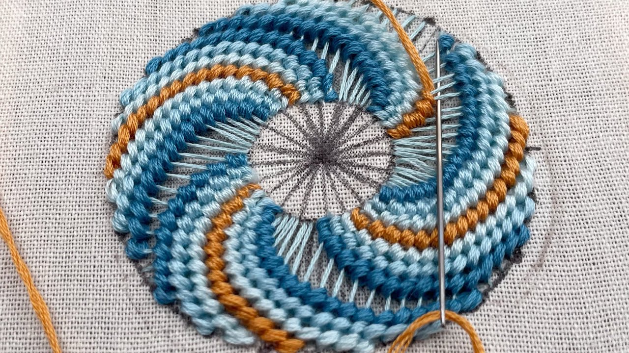 Best hand embroidery design|how to start hand embroidery design|Bordado ...