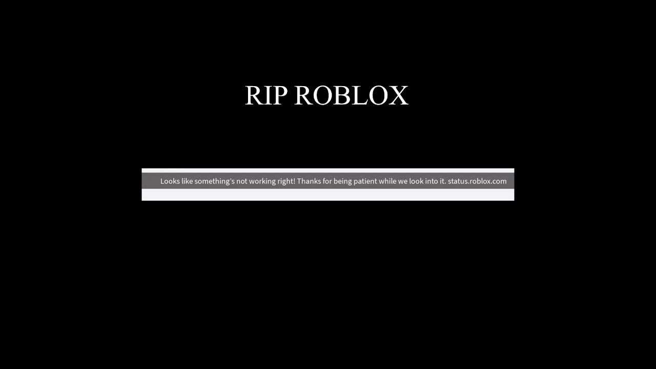 RIP ROBLOX… - YouTube