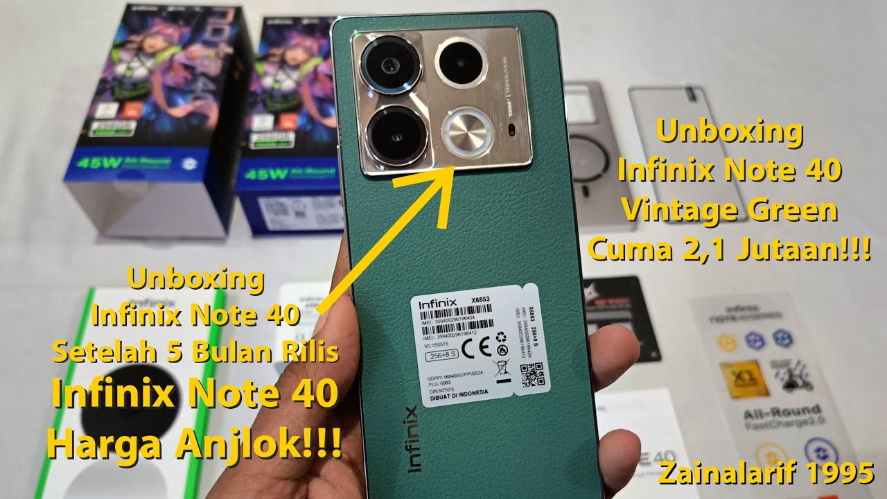 Unboxing Infinix Note 40 Setelah 5 Bulan Rilis Unboxing Infinix Note 40 ...