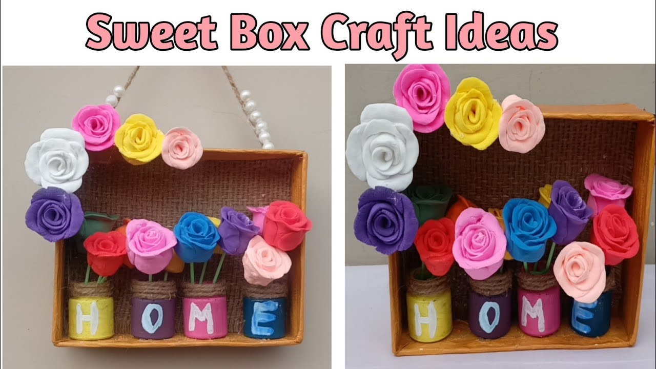 Jute Craft Ideas | Sweet Box Craft Ideas | Sweet Box reuse idea | home ...