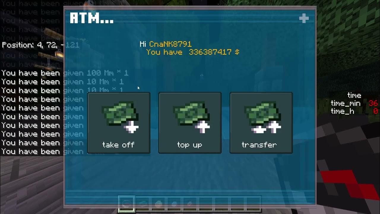 JSON-UI BANK UI MINECRAFT BE - YouTube