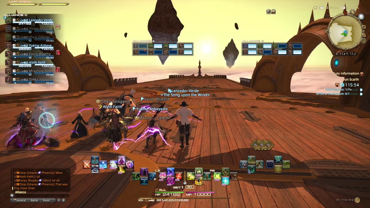 FINAL FANTASY XIV Dun scathe meme - YouTube