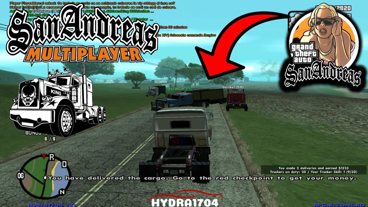 GTA San Andreas SAMP: Freightliner Trucking Job on RPG-B-ZONE Roleplay ...