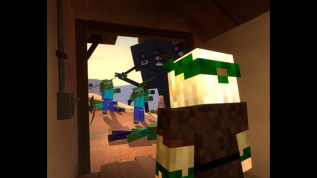 Blood harvest with Minecraft zombies - YouTube