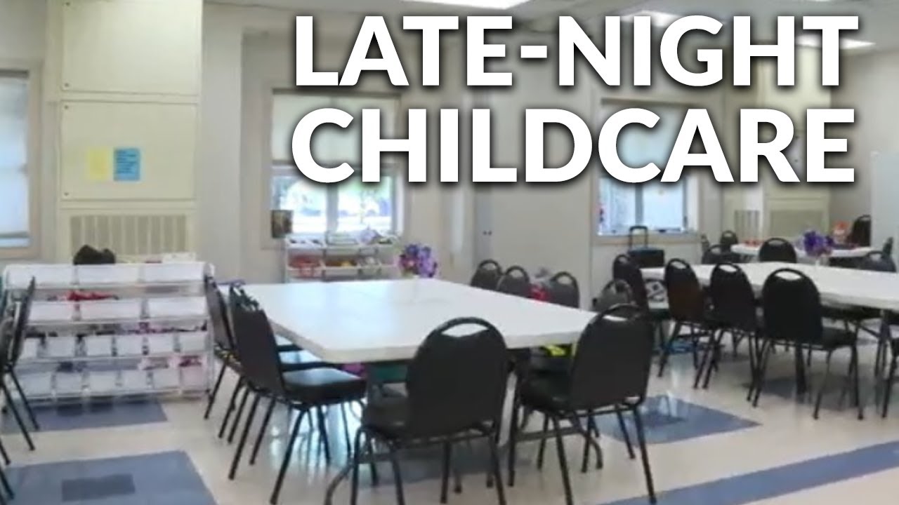 New program offers late-night childcare for working families - YouTube