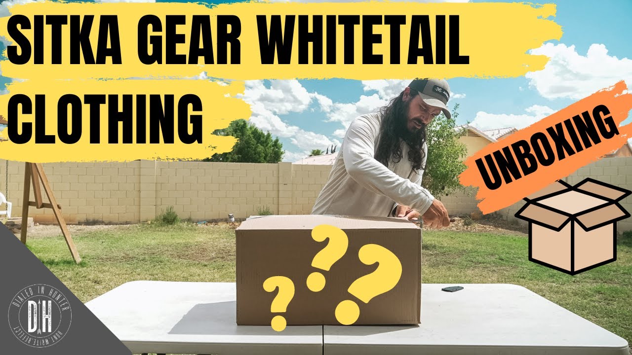 Sitka Gear Whitetail Clothing Unboxing - First impressions for my first ...