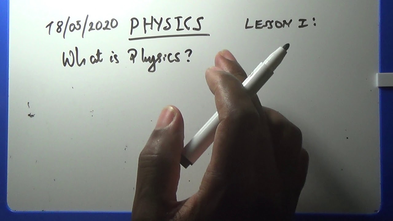 Physics for Beginners - Lesson One 2020 - YouTube