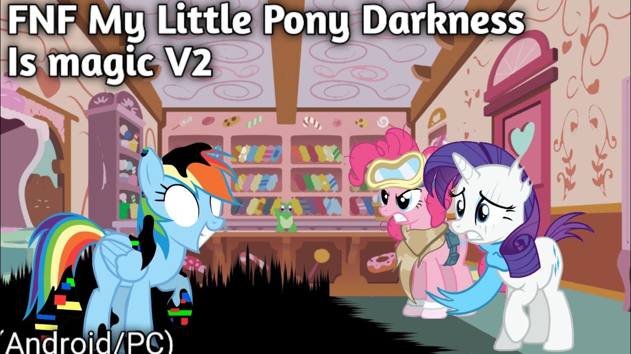 FNF mod My Little pony Darkness of Magic V2 android optimizado zip ...