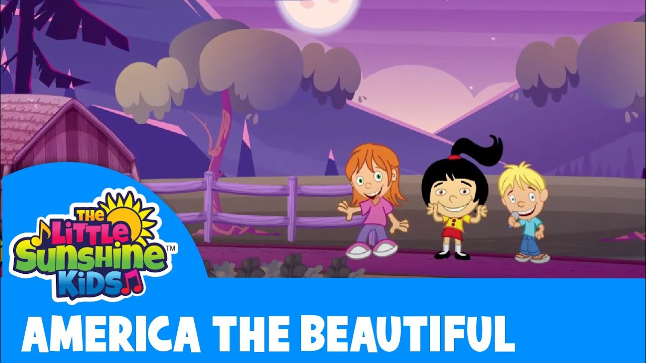 America the Beautiful | Kids Video by The Little Sunshine Kids - YouTube