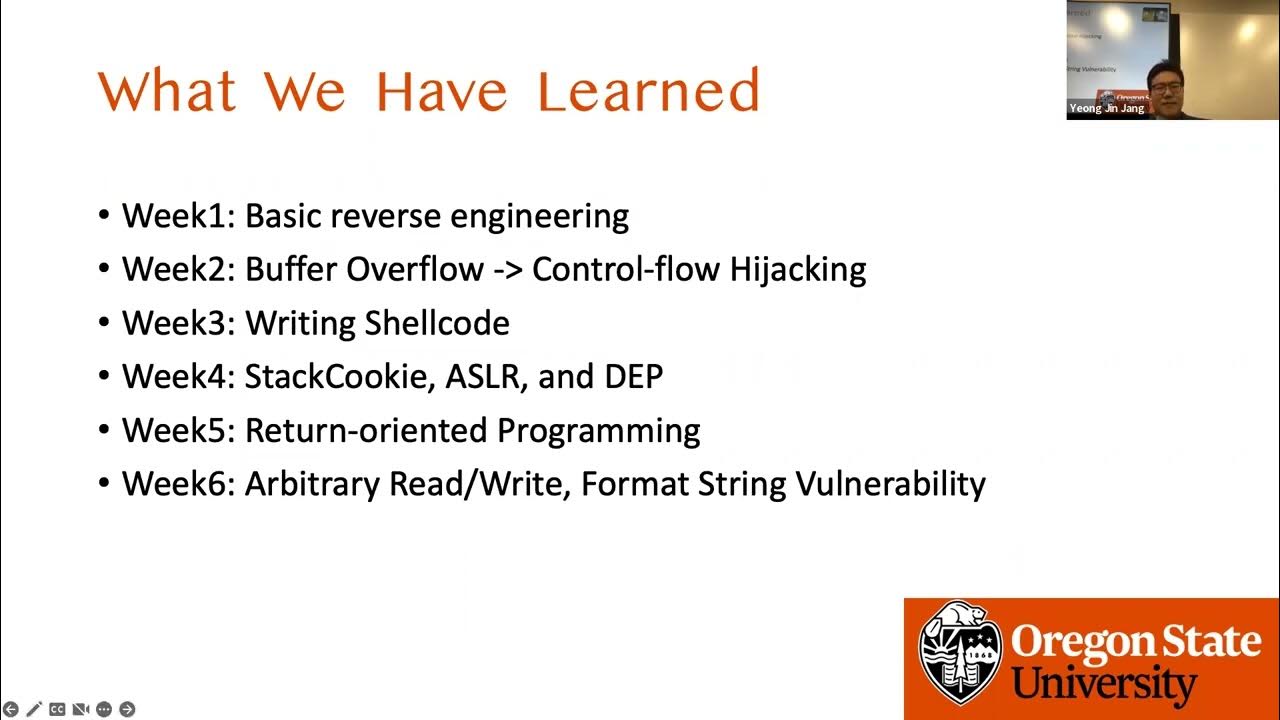 CS499/579 Winter 2023 Cyber Attacks and Defense Lecture 14 -- Final CTF - YouTube