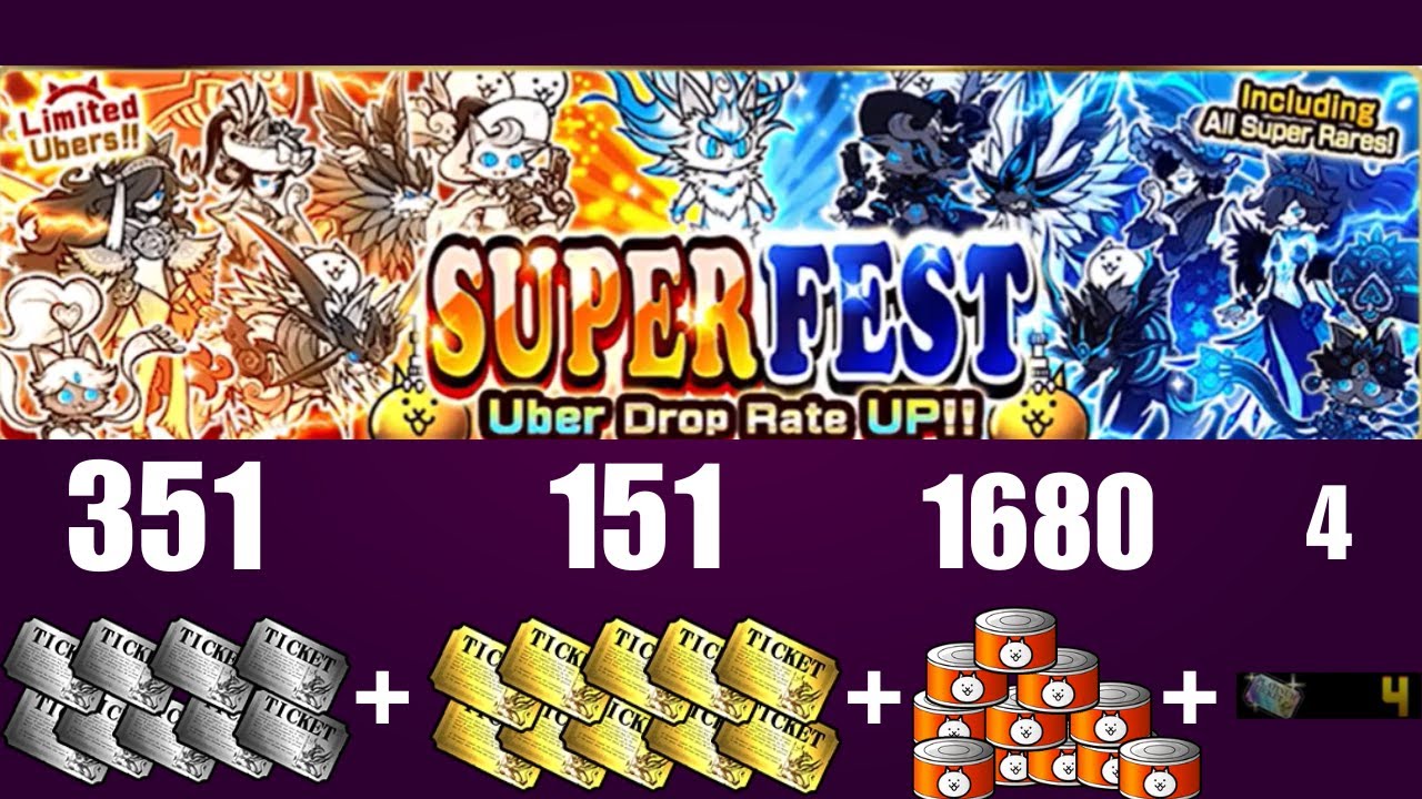 The best SUPERFEST I have had yet (Battle Cats) - YouTube