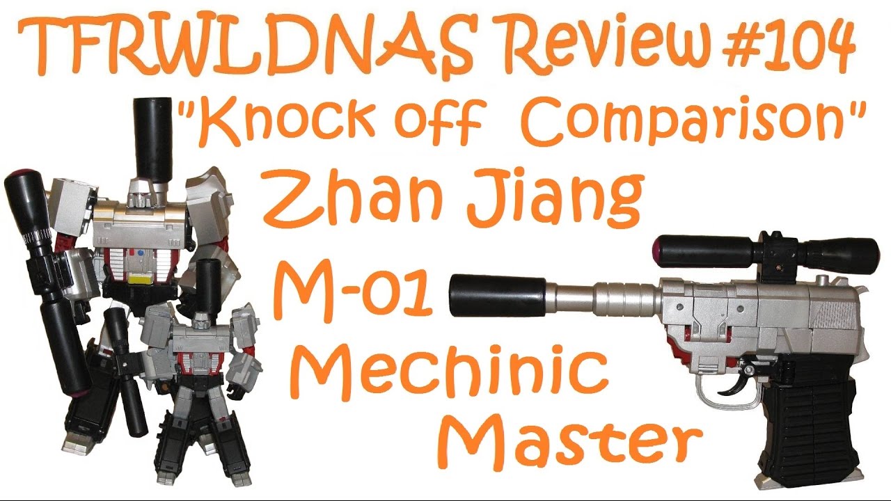 Transformers "KO Comparison" Review #104 Zhan Jiang M01 Mechinic Master ...