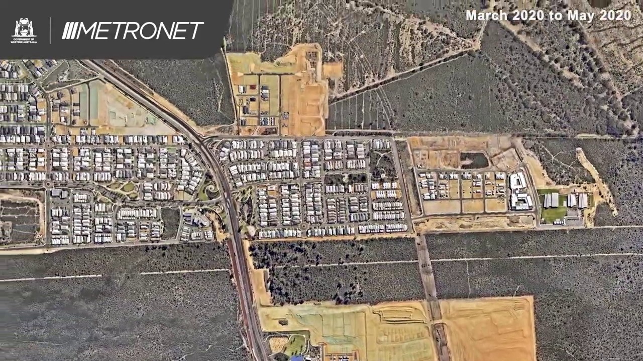 METRONET Yanchep Rail Extension - Progress update - YouTube