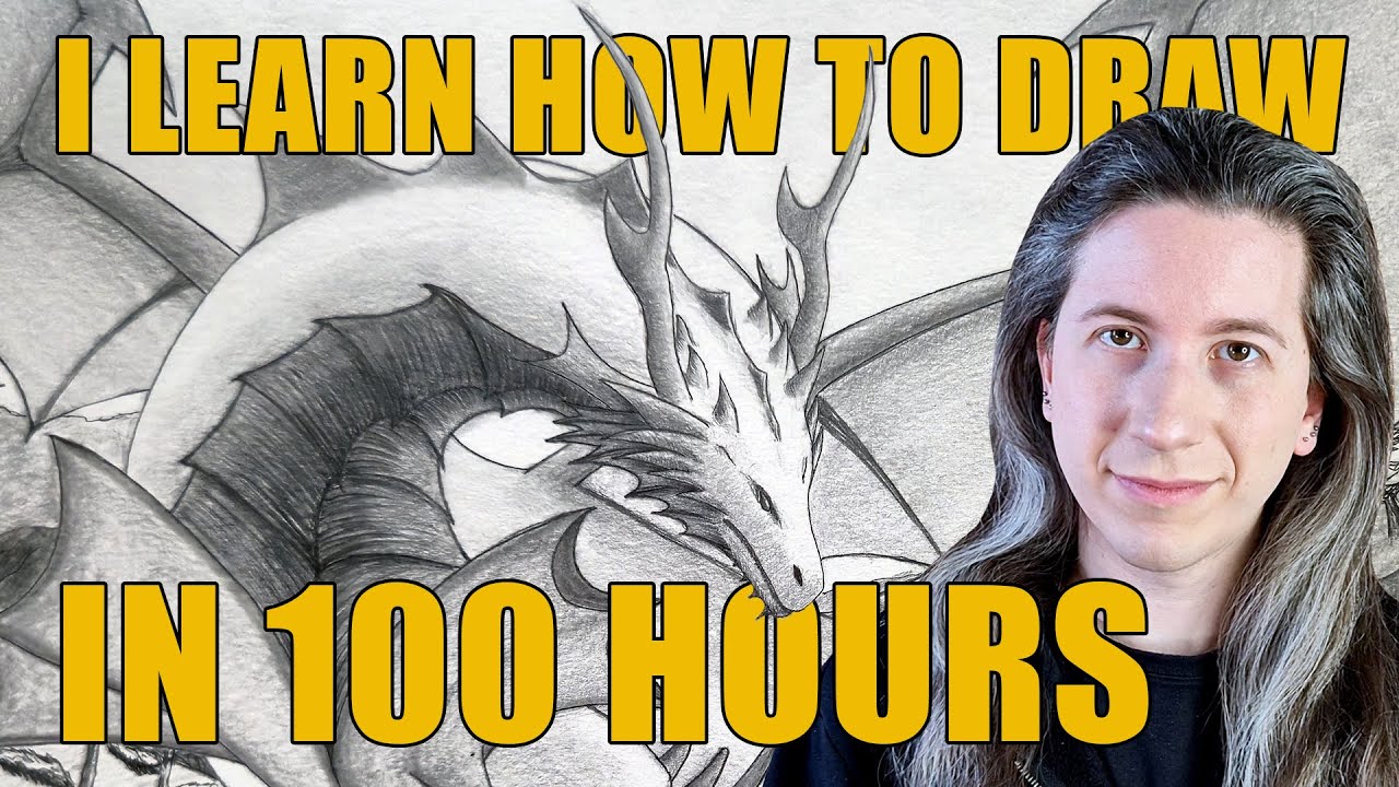 I learn how to draw in 100 hours - YouTube