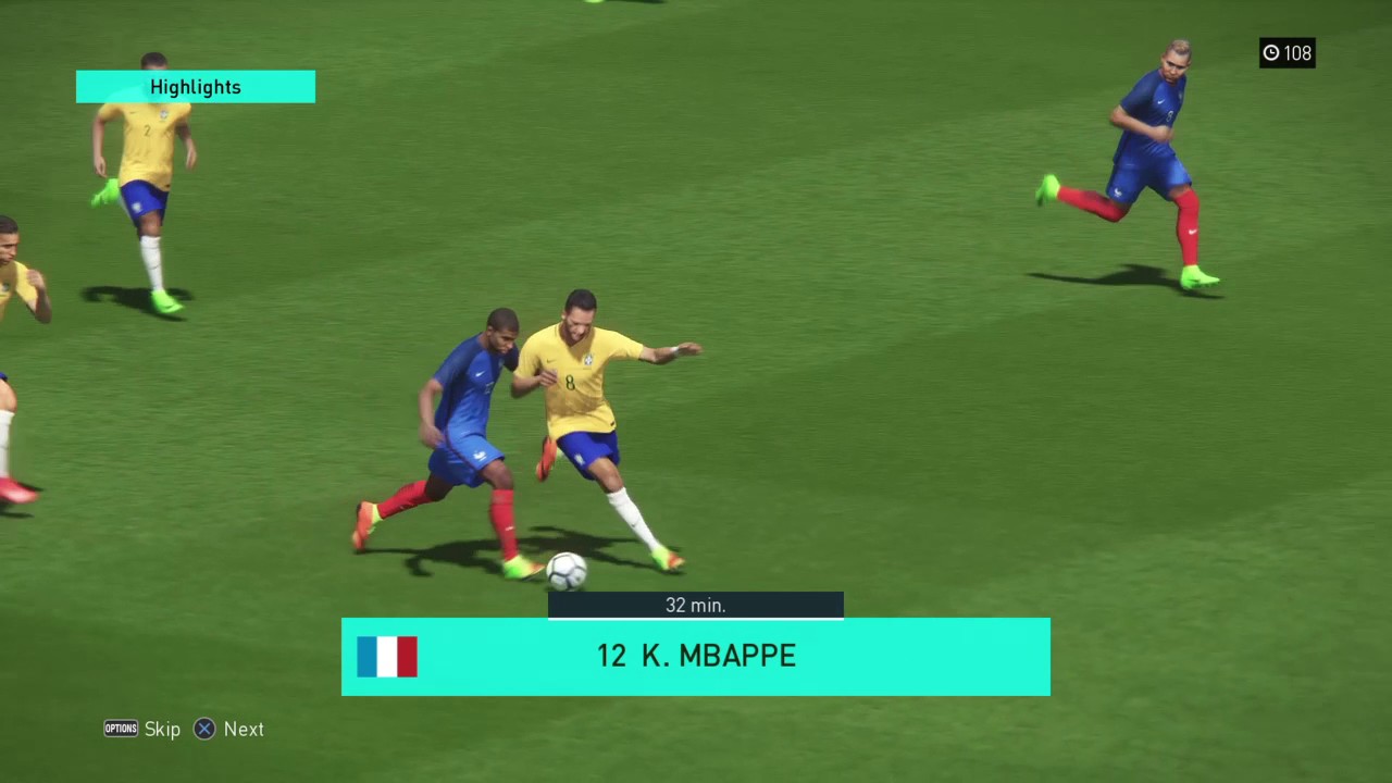 PES 2018 Online Beta highlights. Mbappe on fire!! Close 2-1 Win. - YouTube